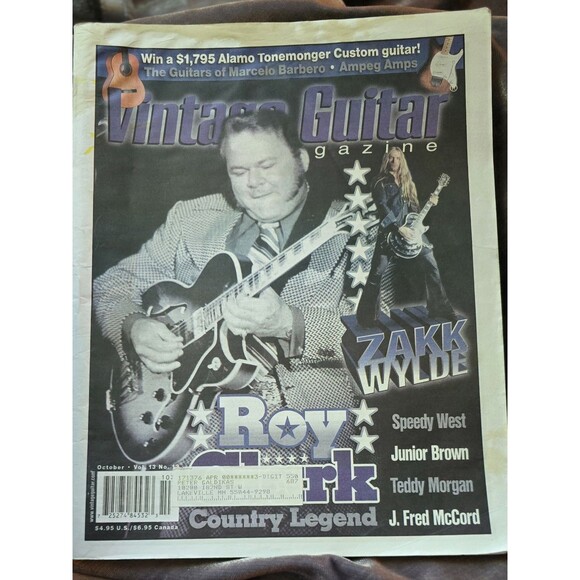 Other | Vintage Guitar Magazine October 1999 Country Legend Roy Clark ...
